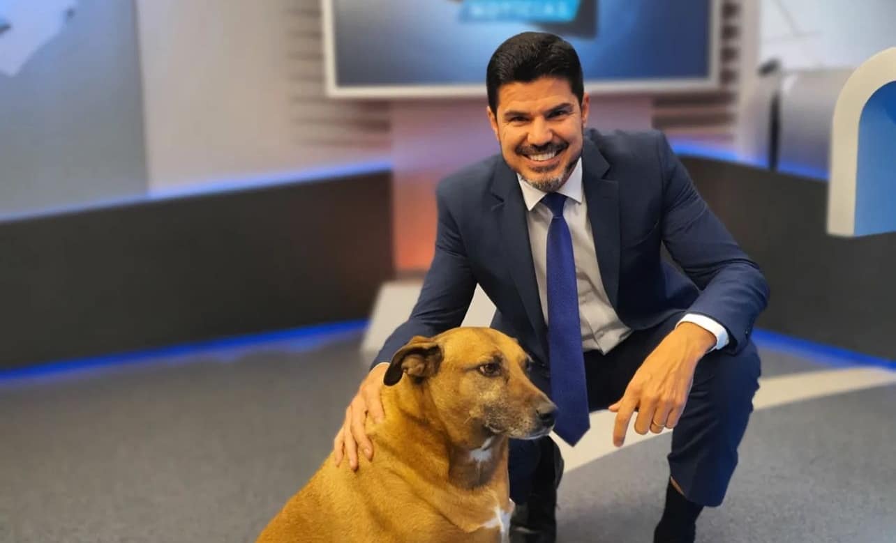 Cachorra invade telejornal da Globo ao vivo e surpreende público