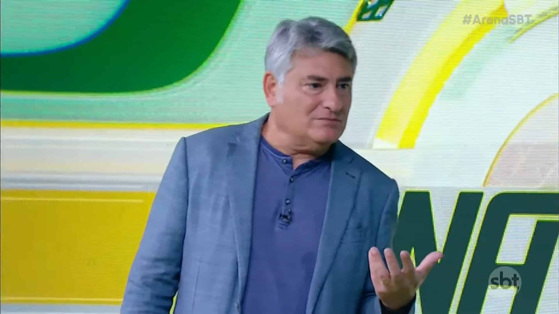 Cléber Machado decepciona e estreia no Arena SBT com menos ibope que Renata Fan