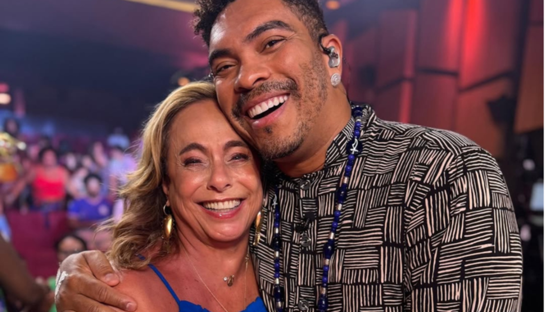 Cissa Guimarães confirma romance com vocalista da banda Timbalada