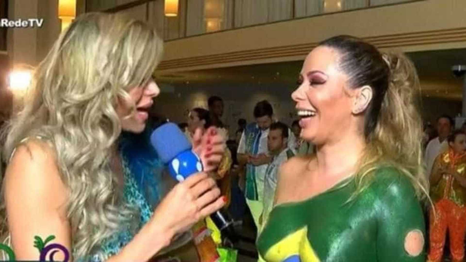 Ju Isen diz ter sido vetada na RedeTV! depois de episódio com orifício verde