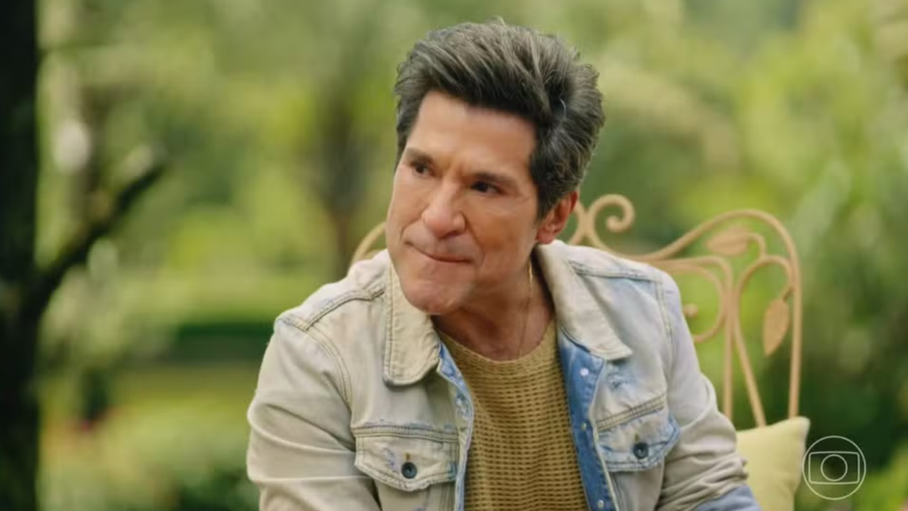 Daniel chora na Globo ao rever dueto com Moacyr Franco